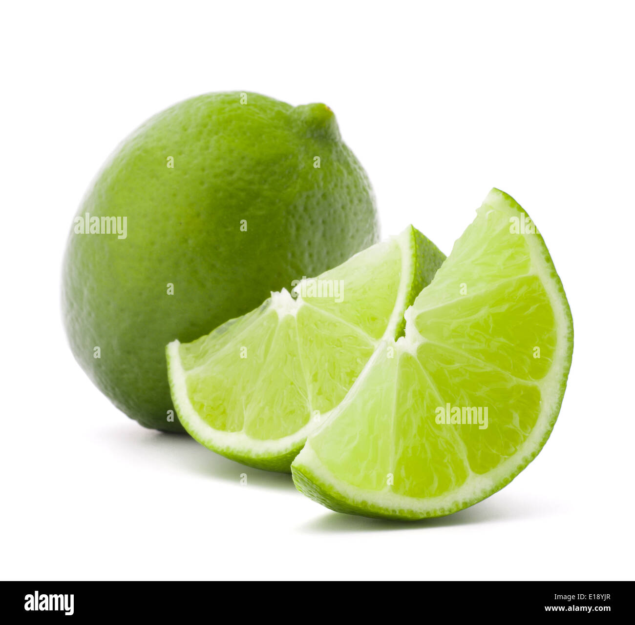 Citrus lime fruit isolated on white background cutout Stock Photo - Alamy