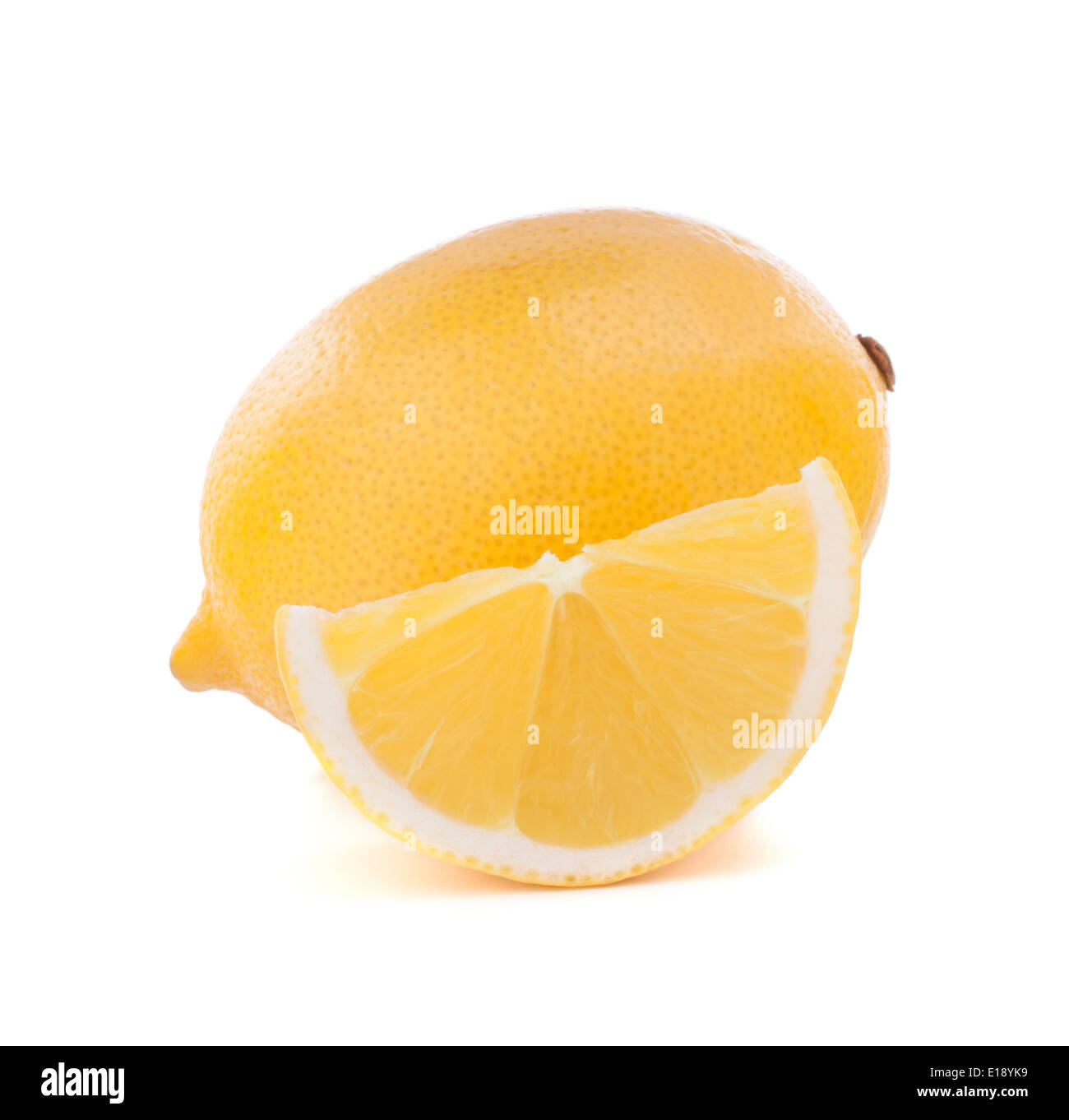 Lemon or citron citrus fruit isolated on white background cutout Stock ...