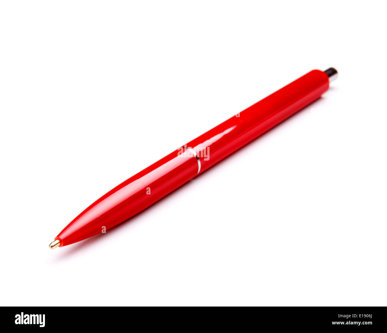 Ballpoint pen isolated on white background cutout Stock Photo - Alamy