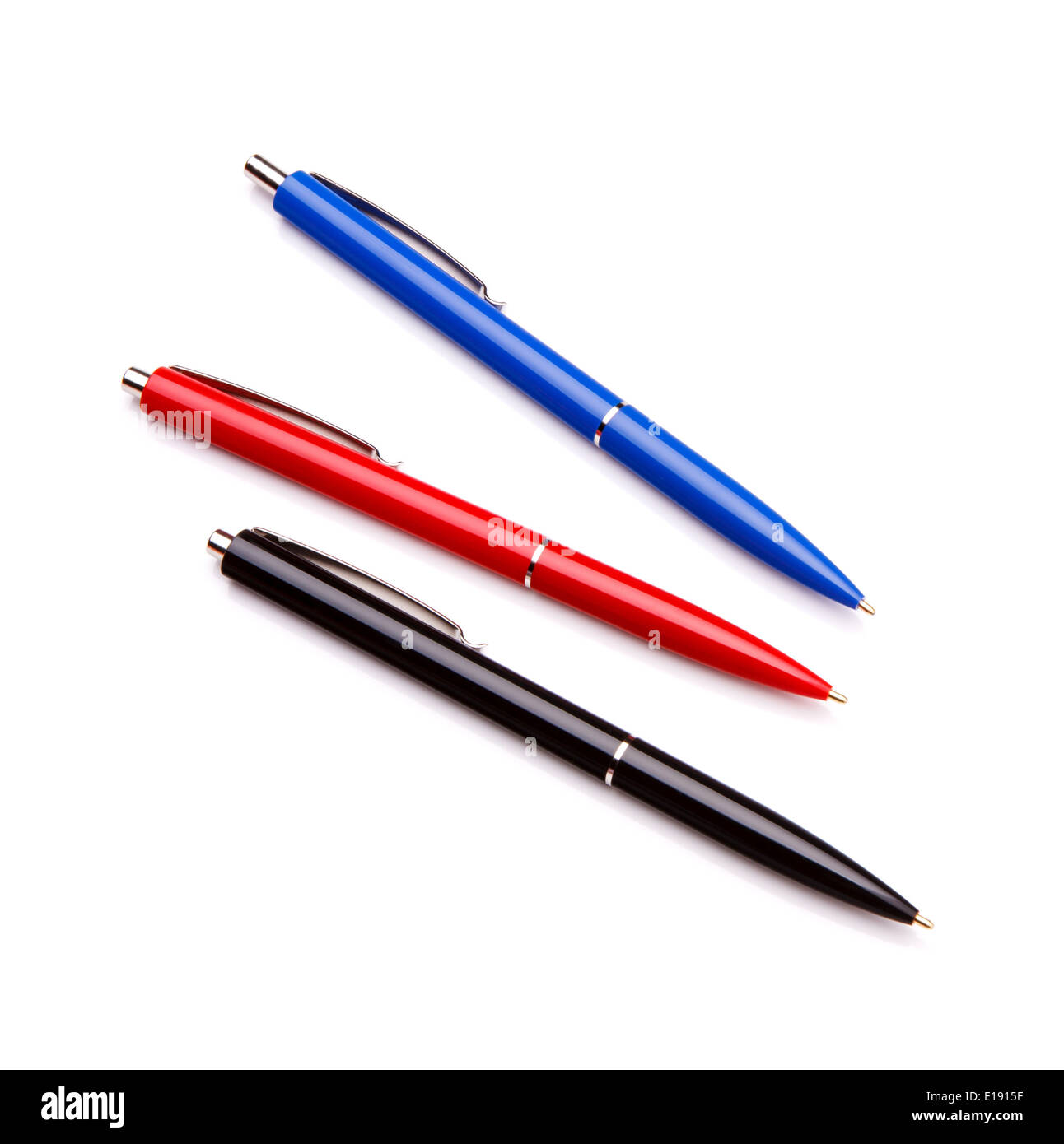 Ballpoint pen isolated on white background cutout Stock Photo - Alamy