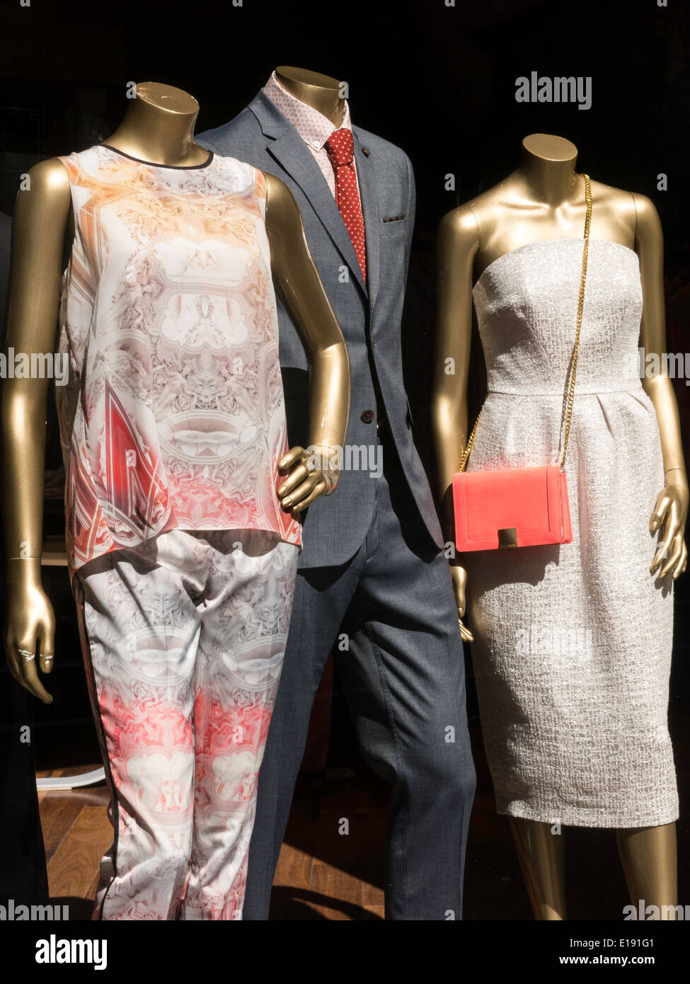 Ted Baker Window Display, Fifth Avenue, NYC Stock Photo - Alamy
