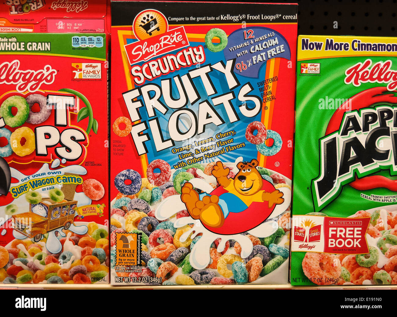 Kelloggs cereal display sale boxes hi-res stock photography and images ...