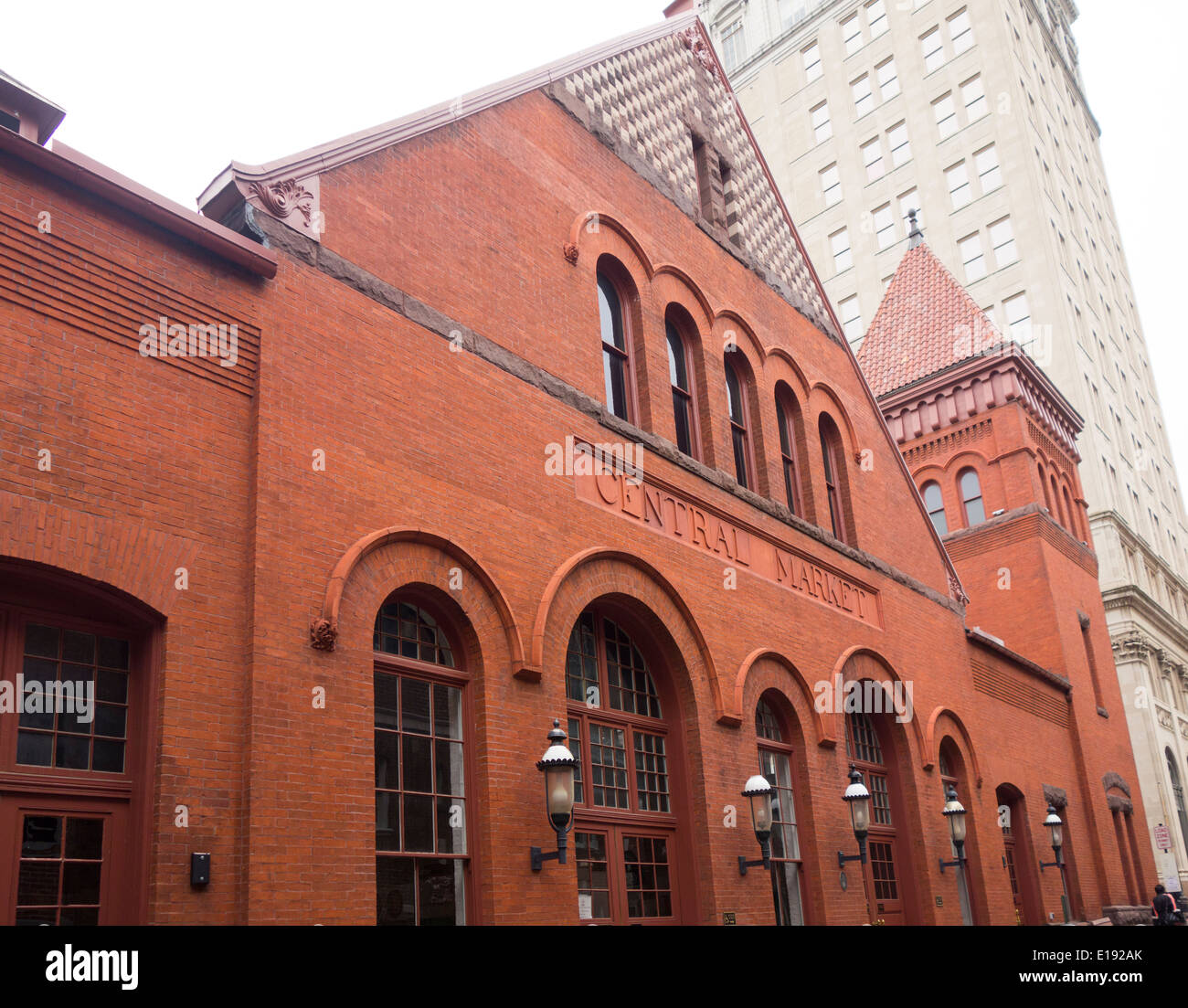 Lancaster PA central farmers market Stock Photo - Alamy