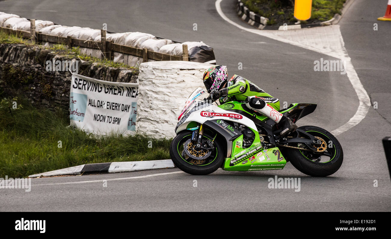 Isle of man tt superbike race hi-res stock photography and images - Alamy