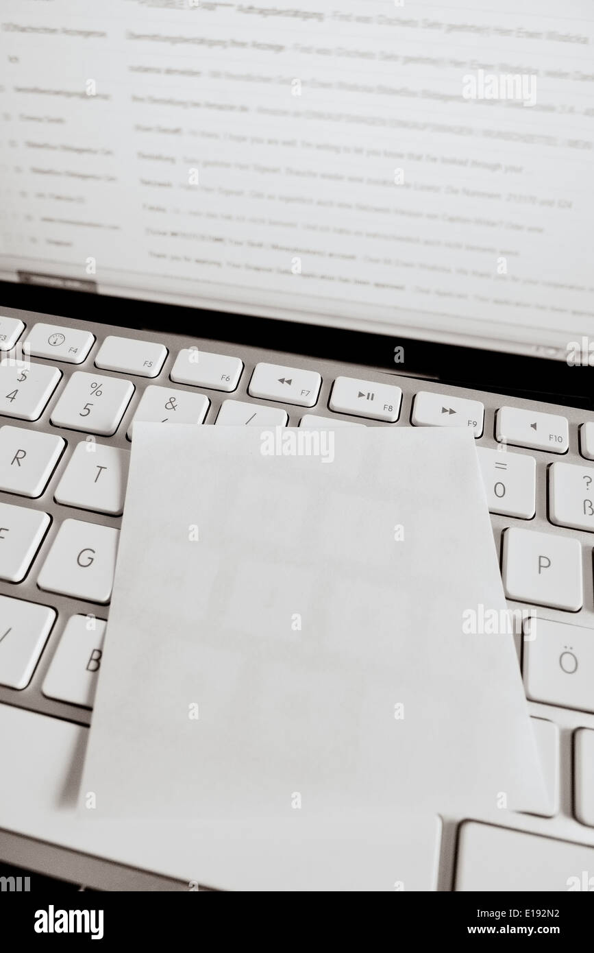 Notizzettel leer hi-res stock photography and images - Alamy