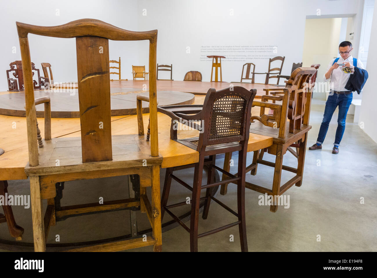 Paris, France, French Modern Art Gallery, in the Marais Area, Galerie ...