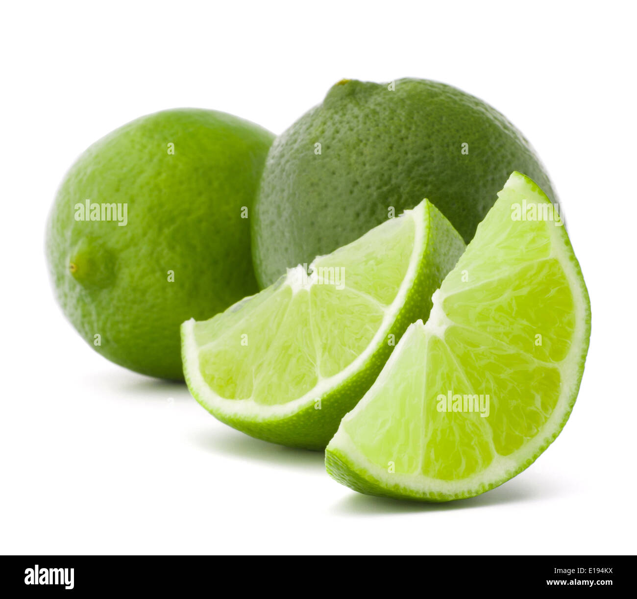 Citrus lime fruit isolated on white background cutout Stock Photo - Alamy