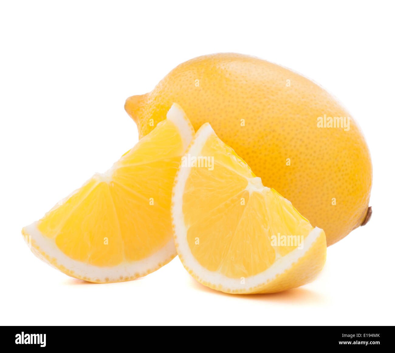 Lemon or citron citrus fruit isolated on white background cutout Stock ...