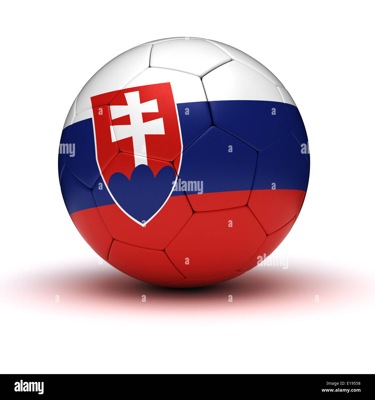 Slovakian Football (isolated with clipping path Stock Photo - Alamy