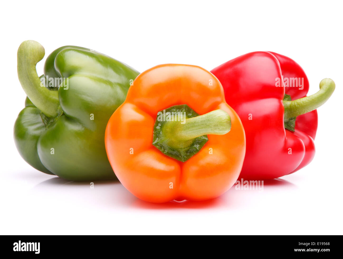 Sweet bell pepper isolated on white background cutout Stock Photo - Alamy