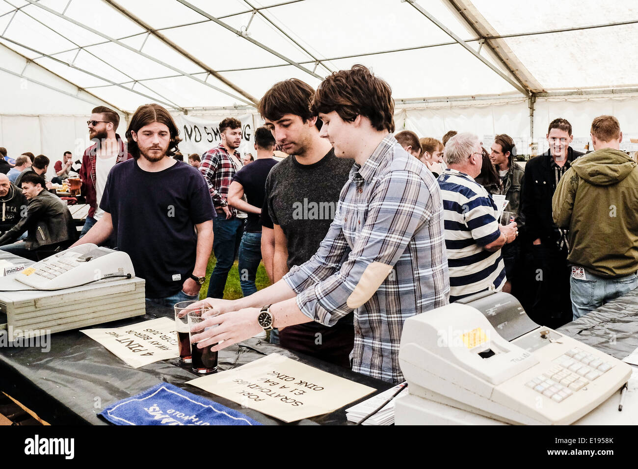 Inside marquee hi-res stock photography and images - Alamy