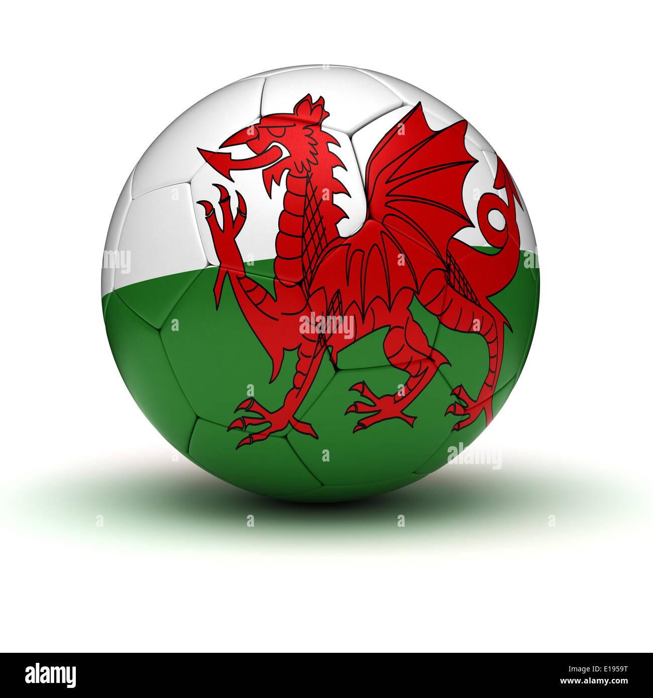 Welsh flag illustration hi-res stock photography and images - Alamy