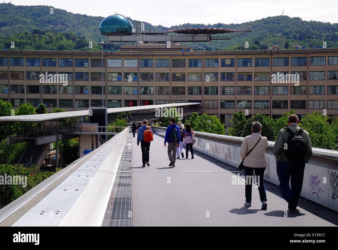 Turin, the Lingotto : it is the location of the Lingotto building. This ...