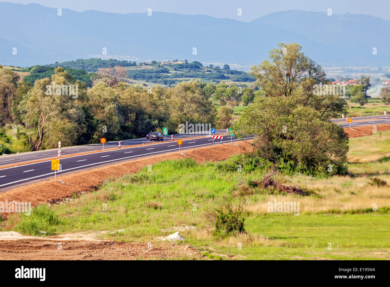 new asphalt road Stock Photo - Alamy