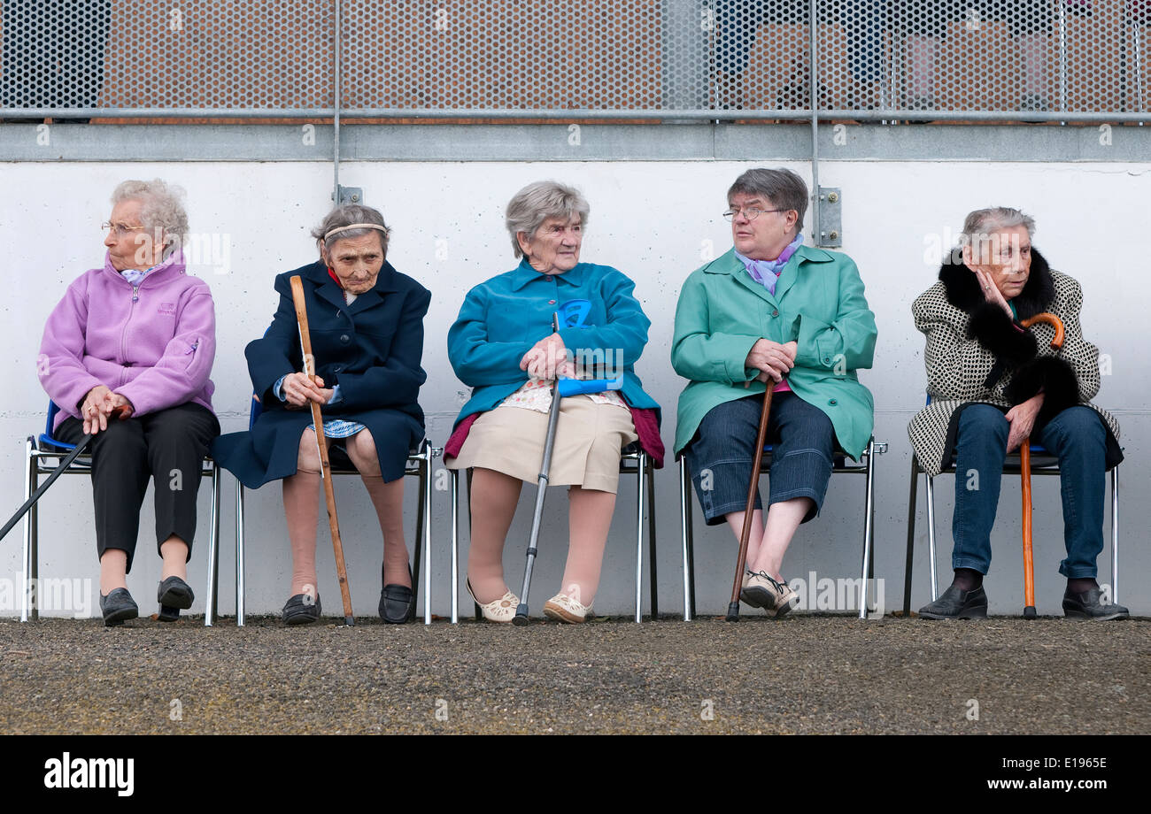 Group of mature ladies hi-res stock photography and images - Alamy