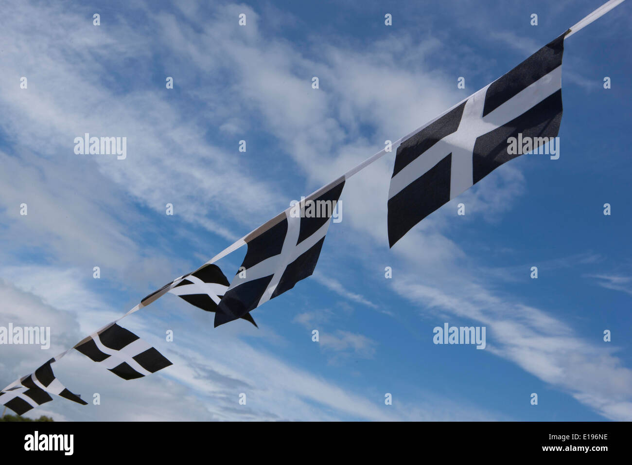 Kernow cornwall flag on flying hi-res stock photography and images - Alamy
