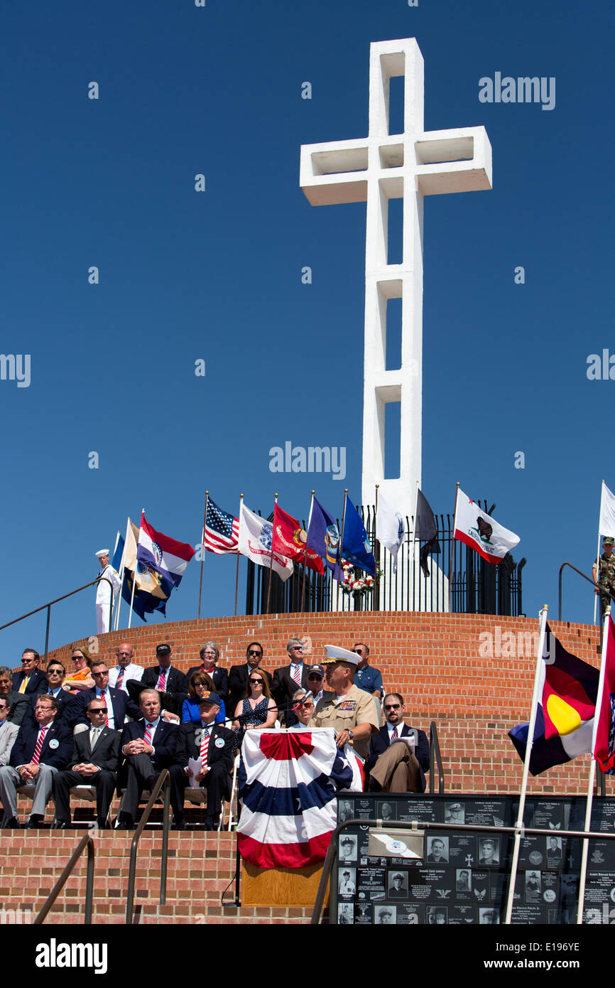 Celebration on Memorial Day at the Mt. Soledad National Veteran’s ...