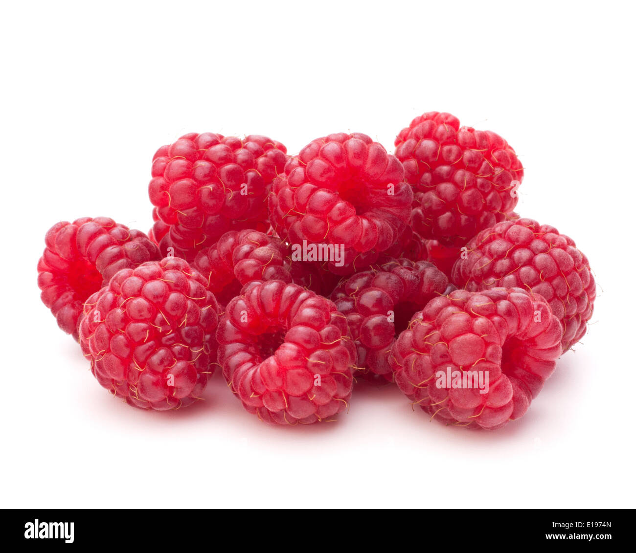 Sweet raspberry isolated on white background cutout Stock Photo - Alamy