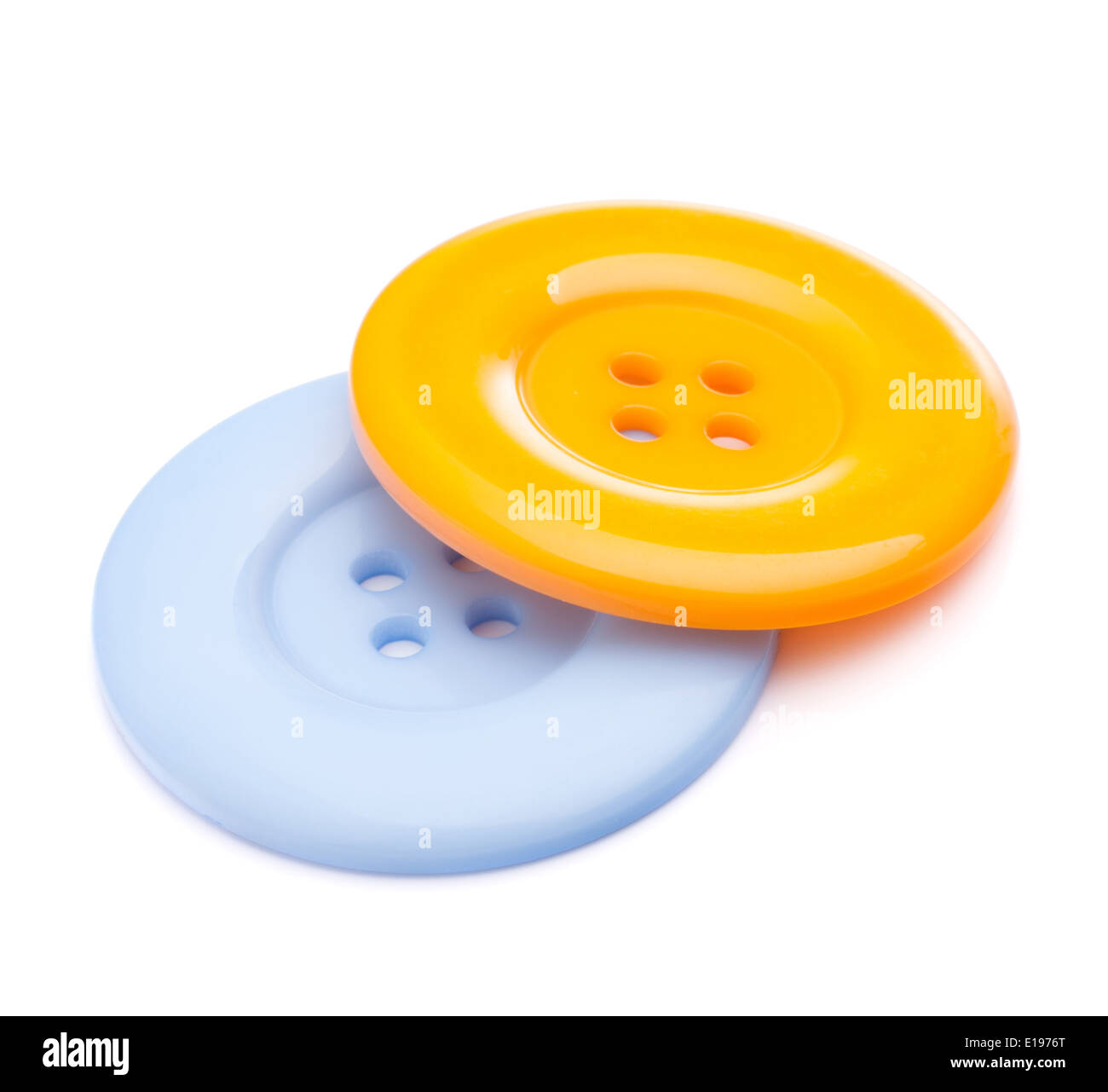 Sewing button isolated on white background cutout Stock Photo - Alamy