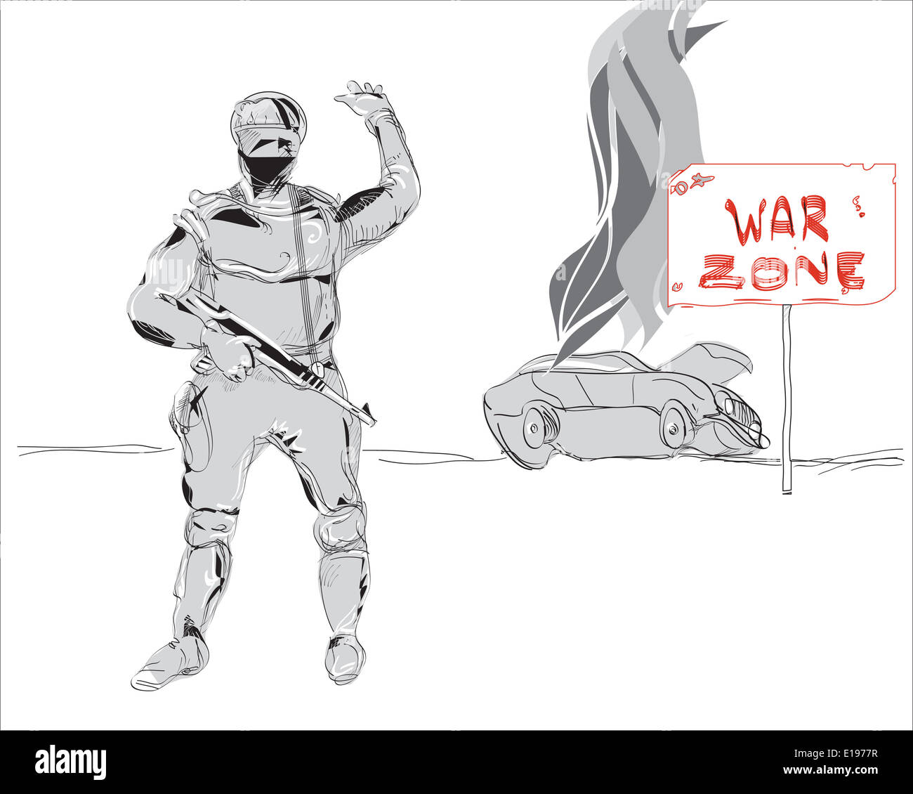 Zone war Cut Out Stock Images & Pictures - Alamy