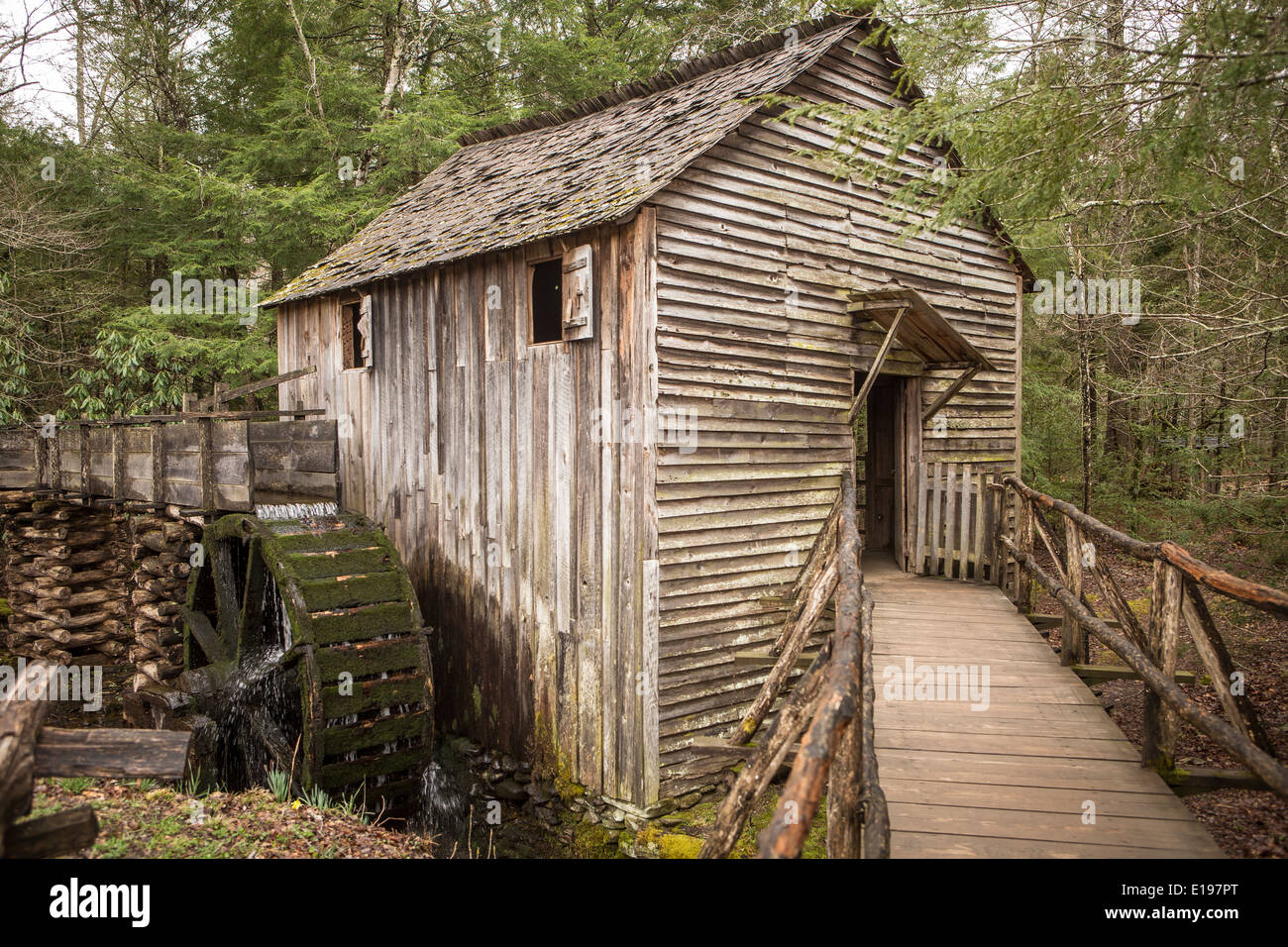 John Cable Grist Mill is pictured in Cades Cove area of the Great Smoky ...