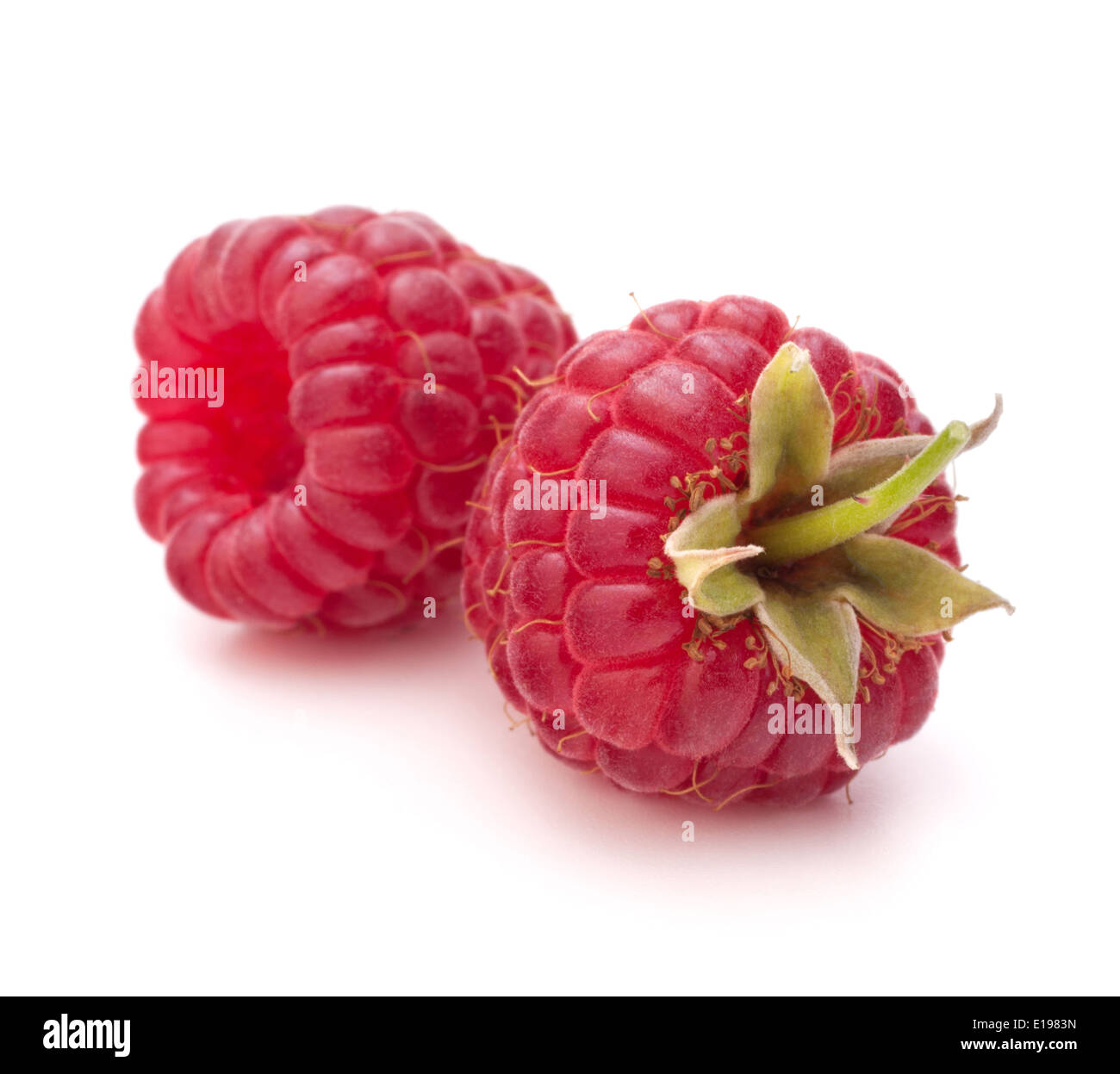 Sweet raspberry isolated on white background cutout Stock Photo - Alamy
