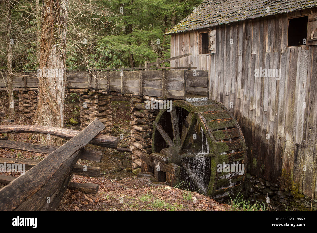 John Cable Grist Mill is pictured in Cades Cove area of the Great Smoky ...