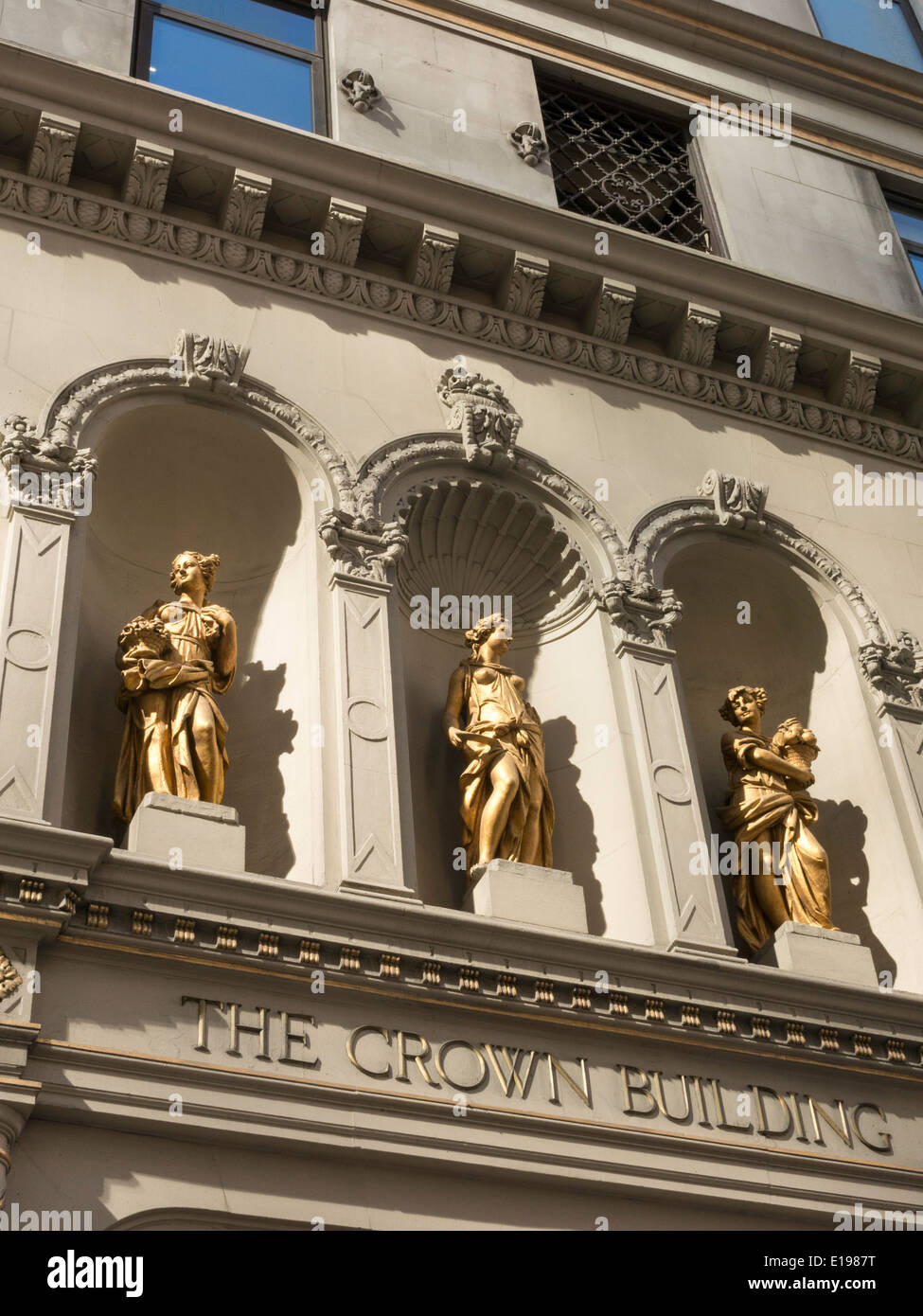 Statue female likeness architecture building exterior hi-res stock ...