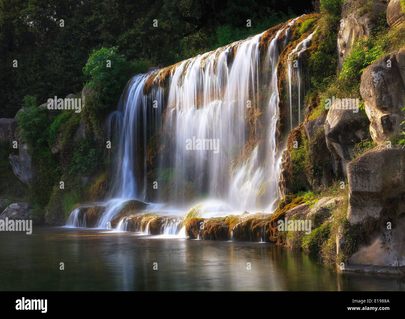 Great Fall of Royal palace Stock Photo - Alamy