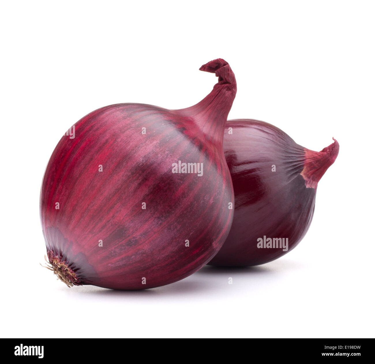 red onion bulb isolated on white background cutout Stock Photo - Alamy
