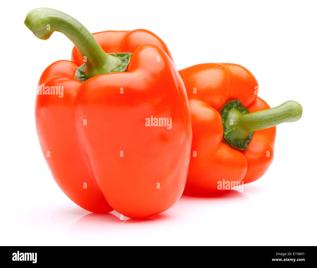 Sweet bell pepper isolated on white background cutout Stock Photo - Alamy