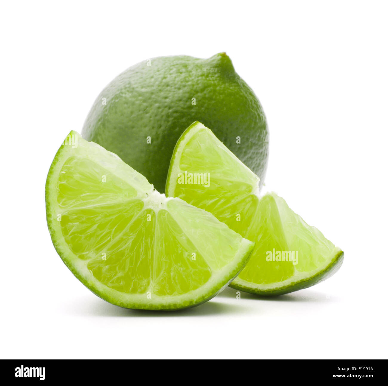 Citrus lime fruit isolated on white background cutout Stock Photo - Alamy
