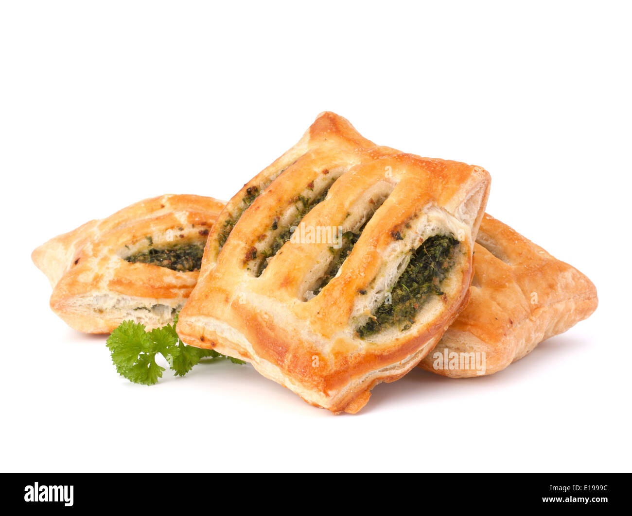 Puff pastry bun isolated on white background. Healthy patty with ...