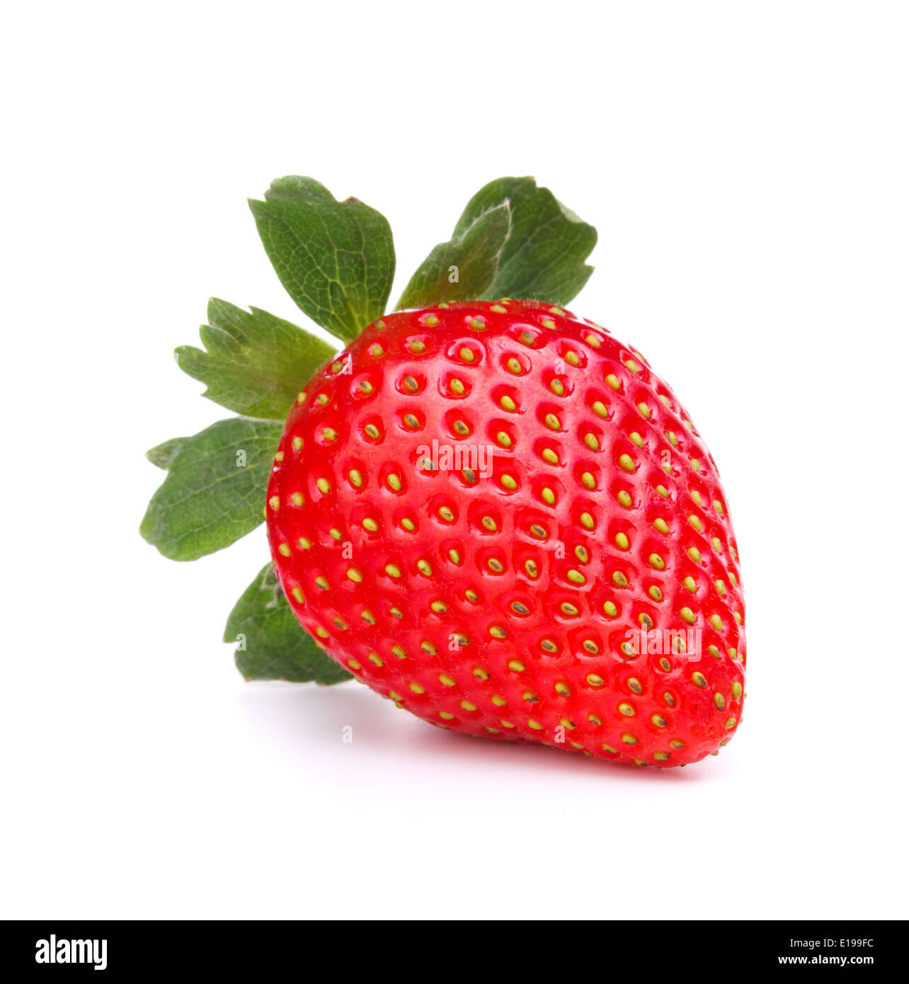 Strawberry isolated on white background cutout Stock Photo - Alamy