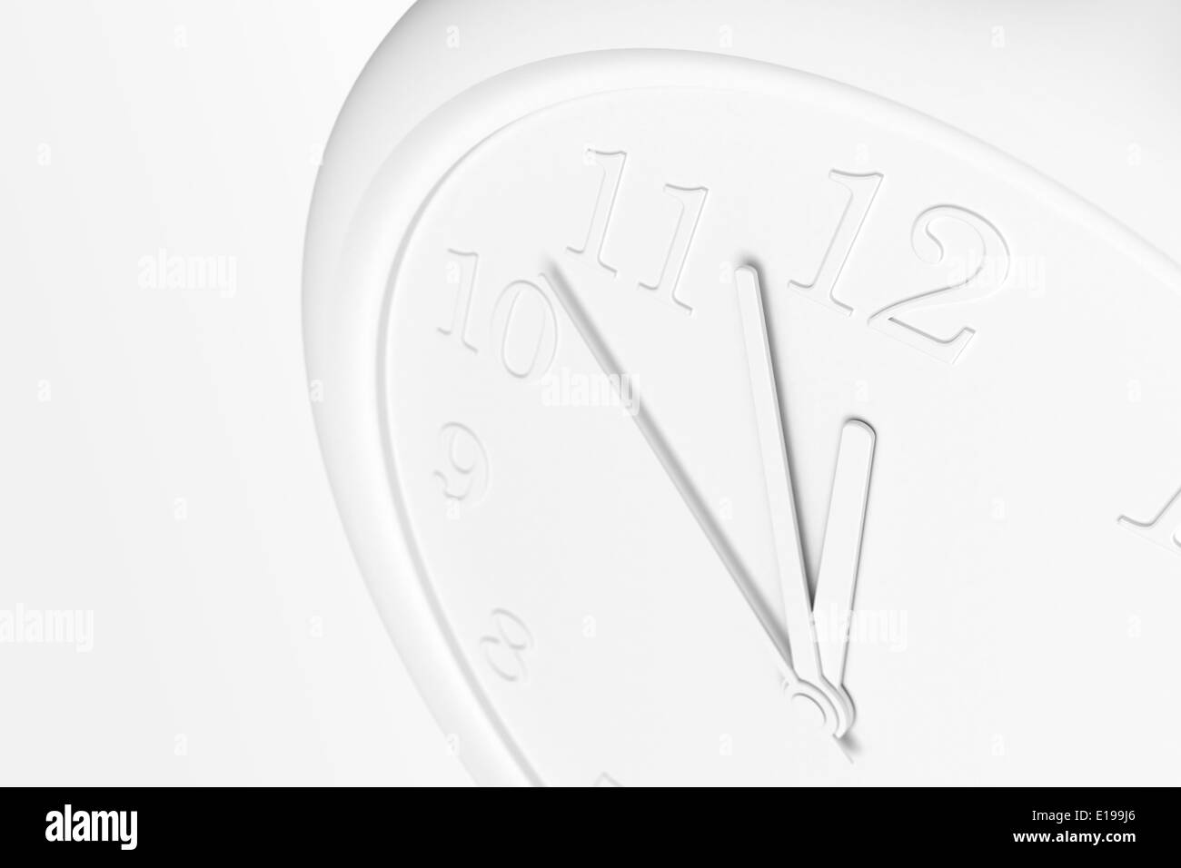 Time clock idea Black and White Stock Photos & Images - Alamy
