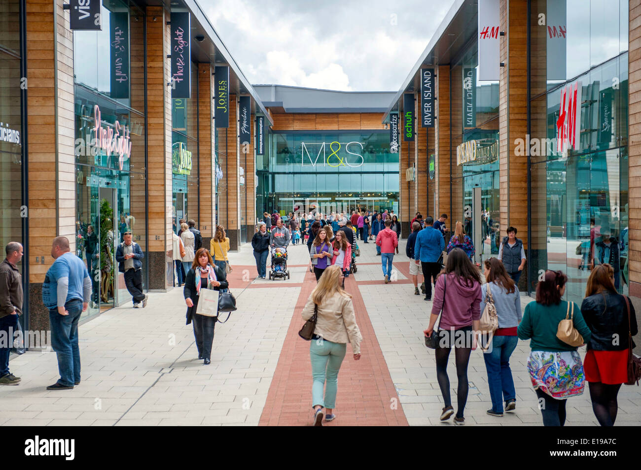 Whiteleys first anniversary Fareham Hampshire. Whiteley is a 320,000 sq ...