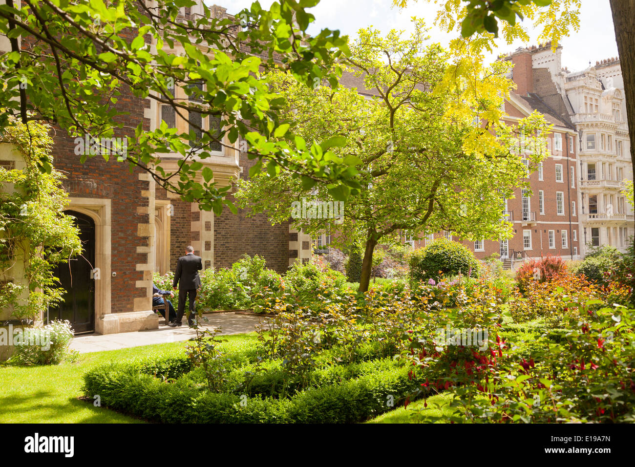 Middle Temple Hall and Gardens, London Stock Photo - Alamy
