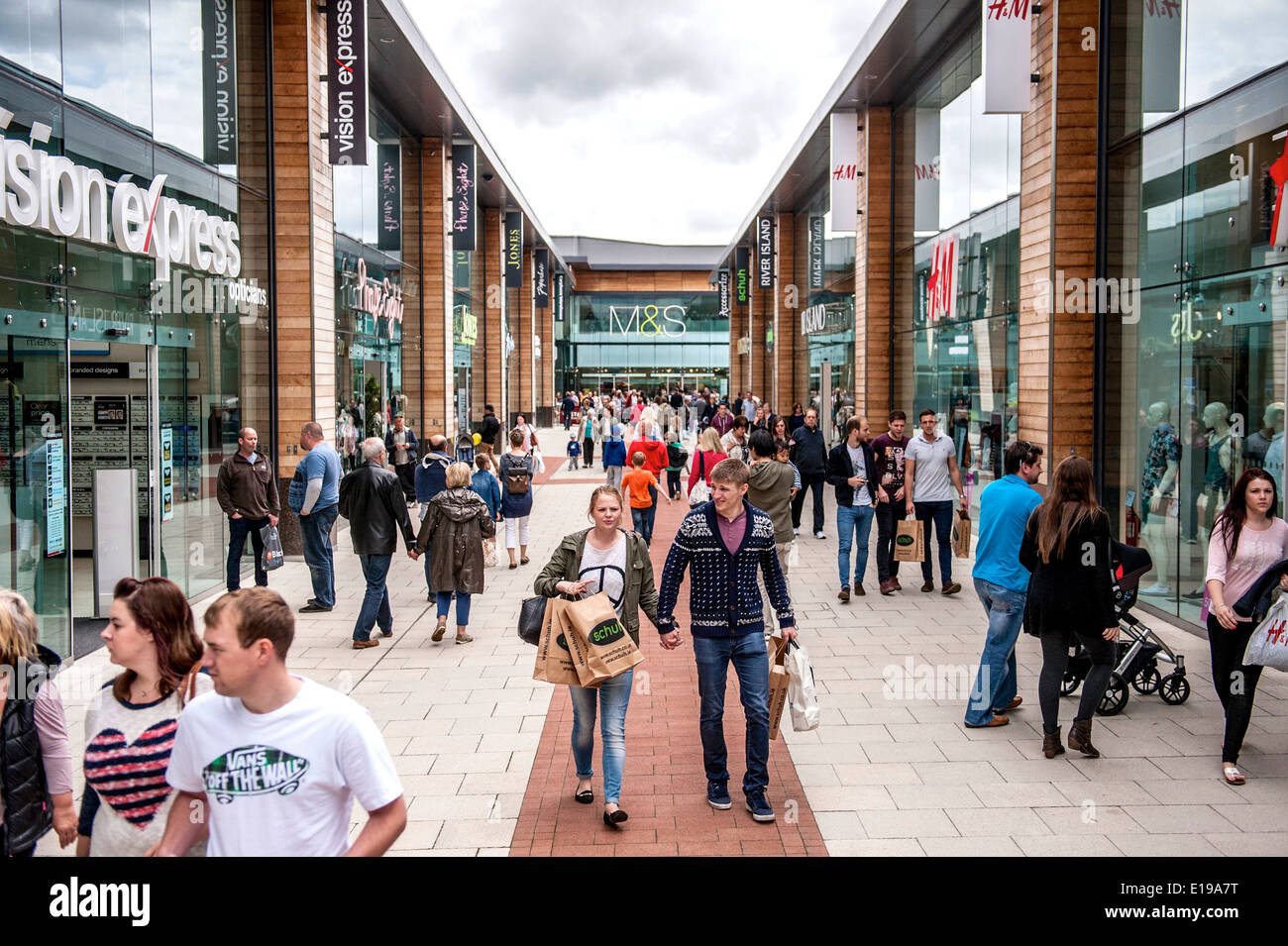 Whiteleys first anniversary Fareham Hampshire. Whiteley is a 320,000 sq ...