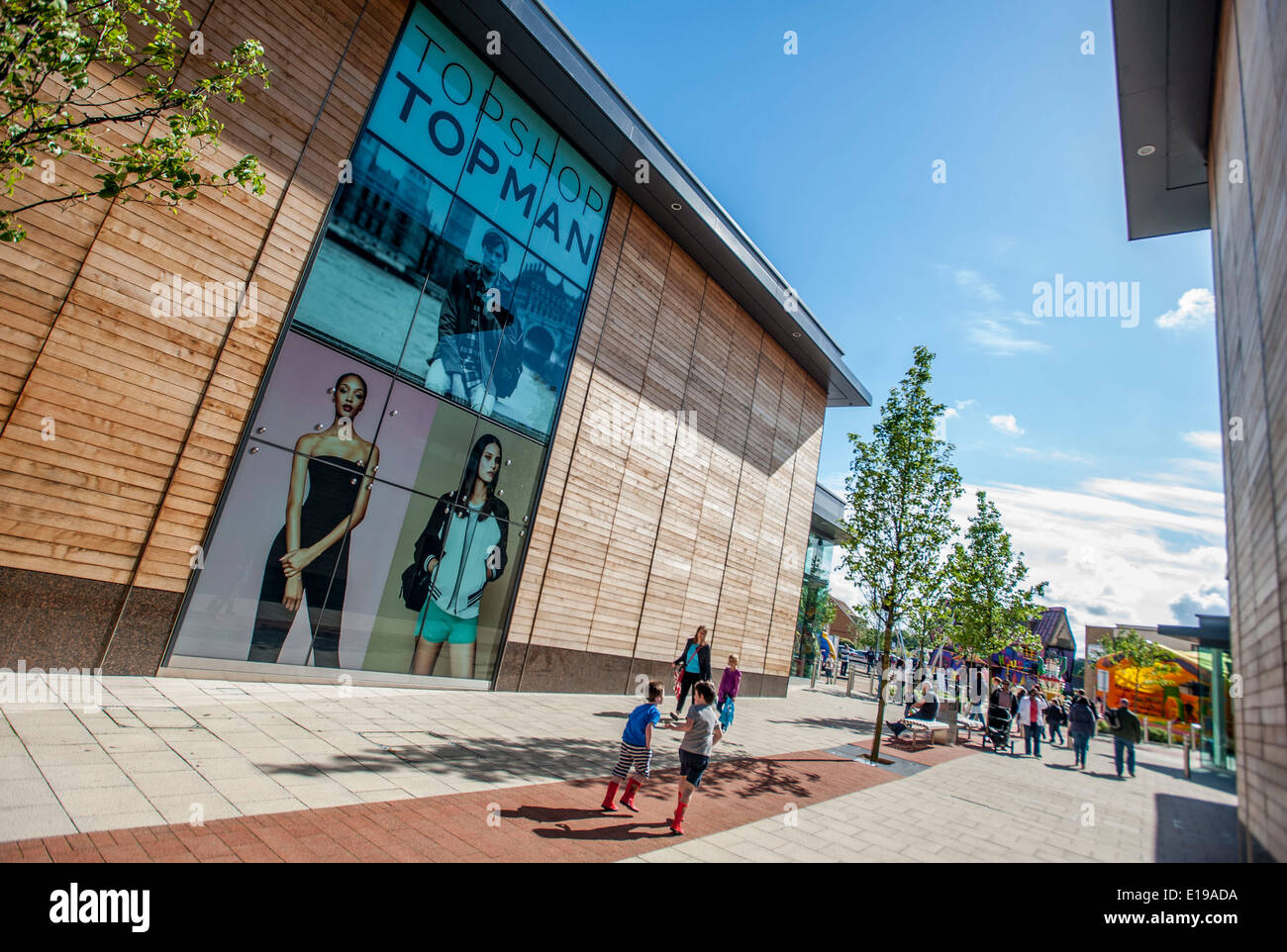 Whiteleys shopping village Fareham Hampshire. Whiteley is a 320,000 sq ...