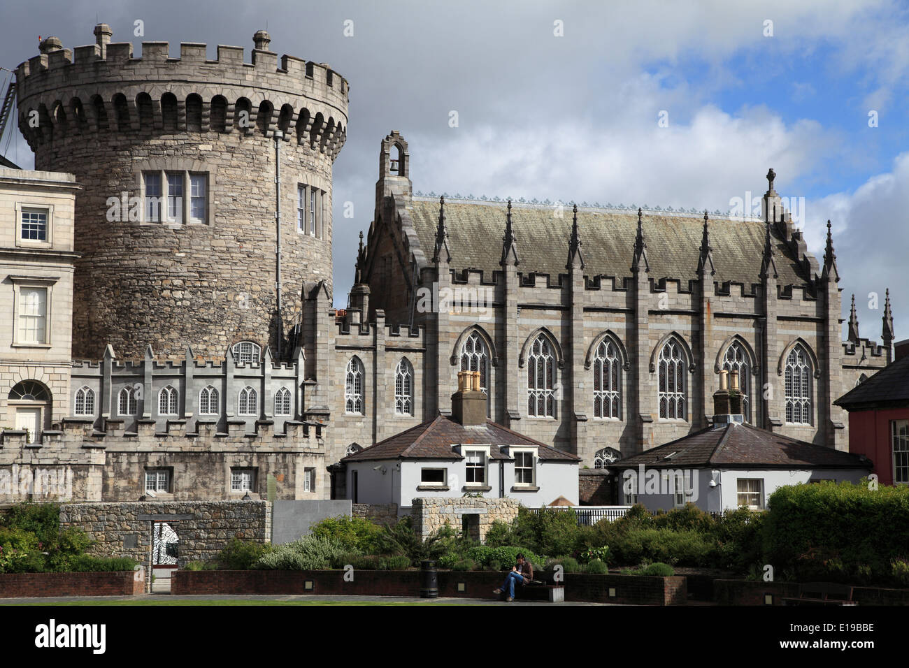 Ireland, Dublin, Castle, Record Tower Stock Photo - Alamy