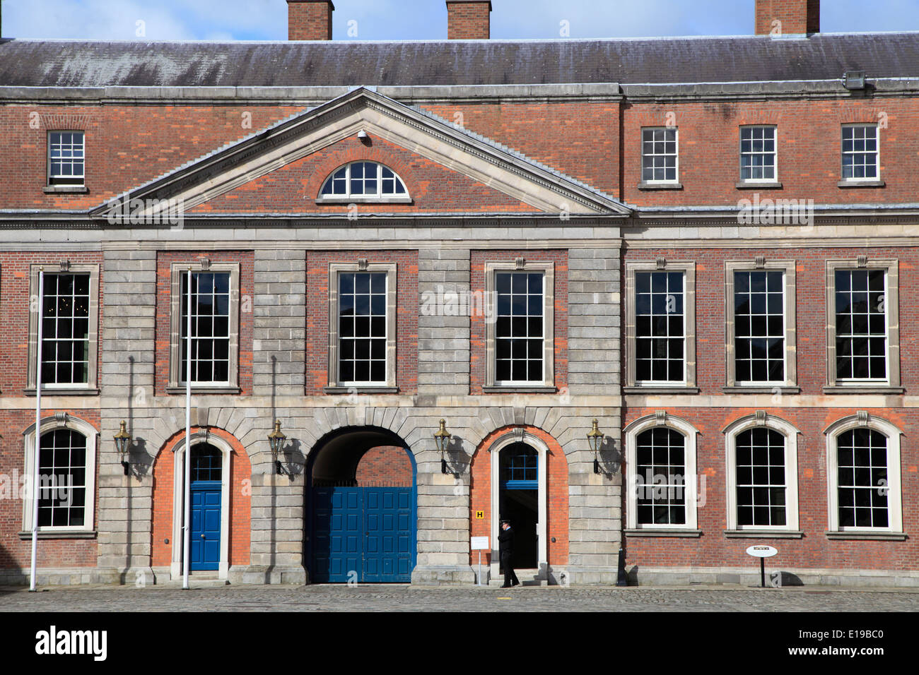 Ireland, Dublin, Castle, Upper Yard Stock Photo - Alamy