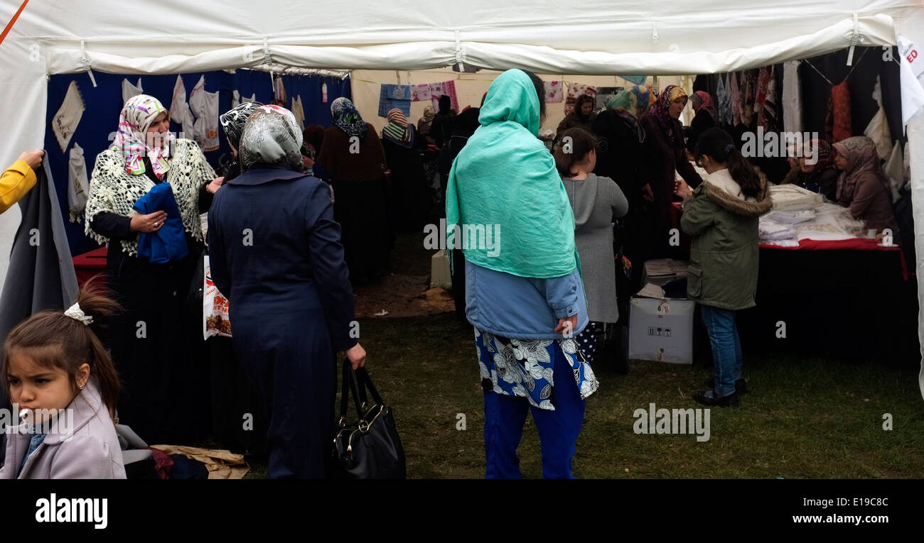 Women festival stall tent hi-res stock photography and images - Alamy