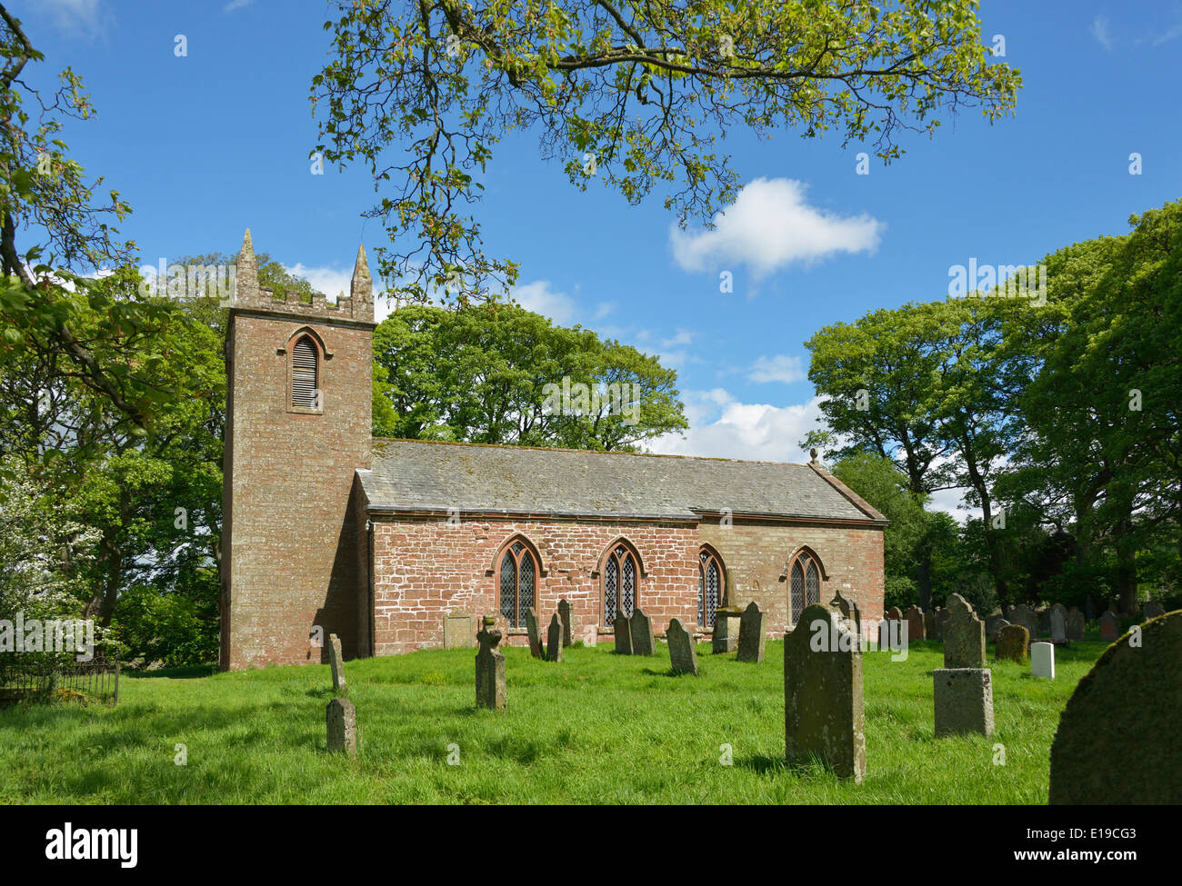 Church of Saint Cuthbert. Dufton, Cumbria, England, United Kingdom ...