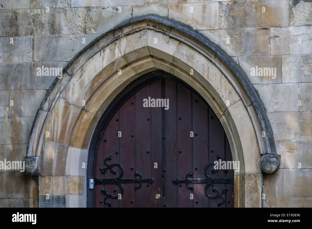Antique wooden church door hi-res stock photography and images - Alamy