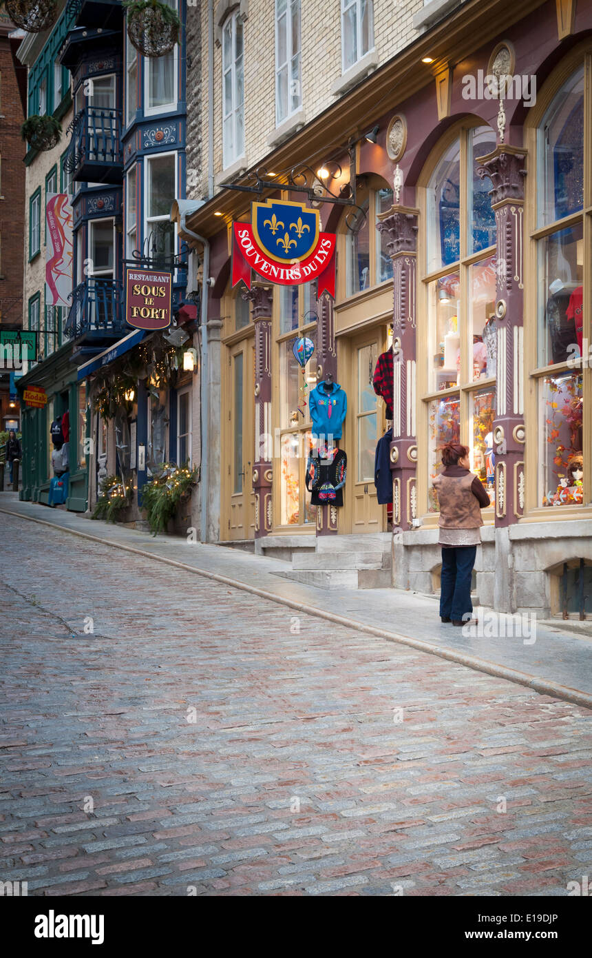 Quebec city souvenir hi-res stock photography and images - Alamy