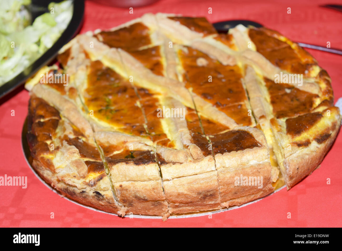 stuffed salt pie Stock Photo - Alamy