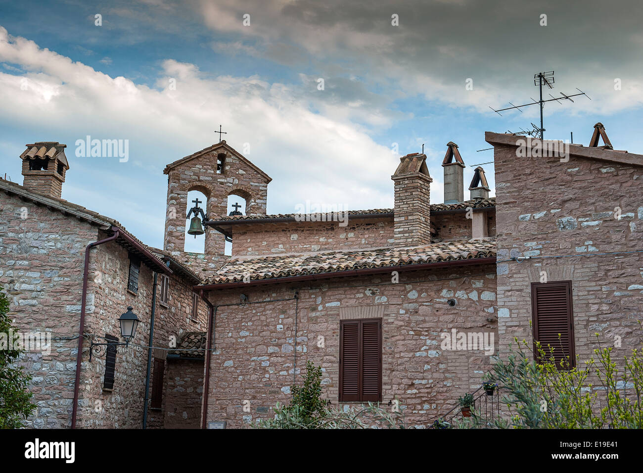 Collepino, a small town near Spello, in the bottom of the Subasio ...