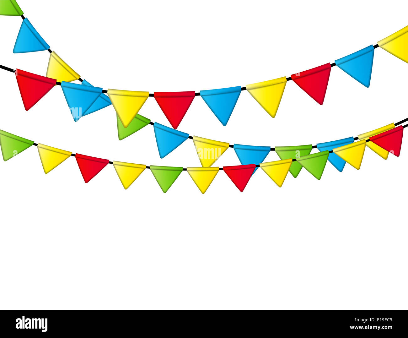 Party Flag Background Vector Illustration Stock Photo - Alamy