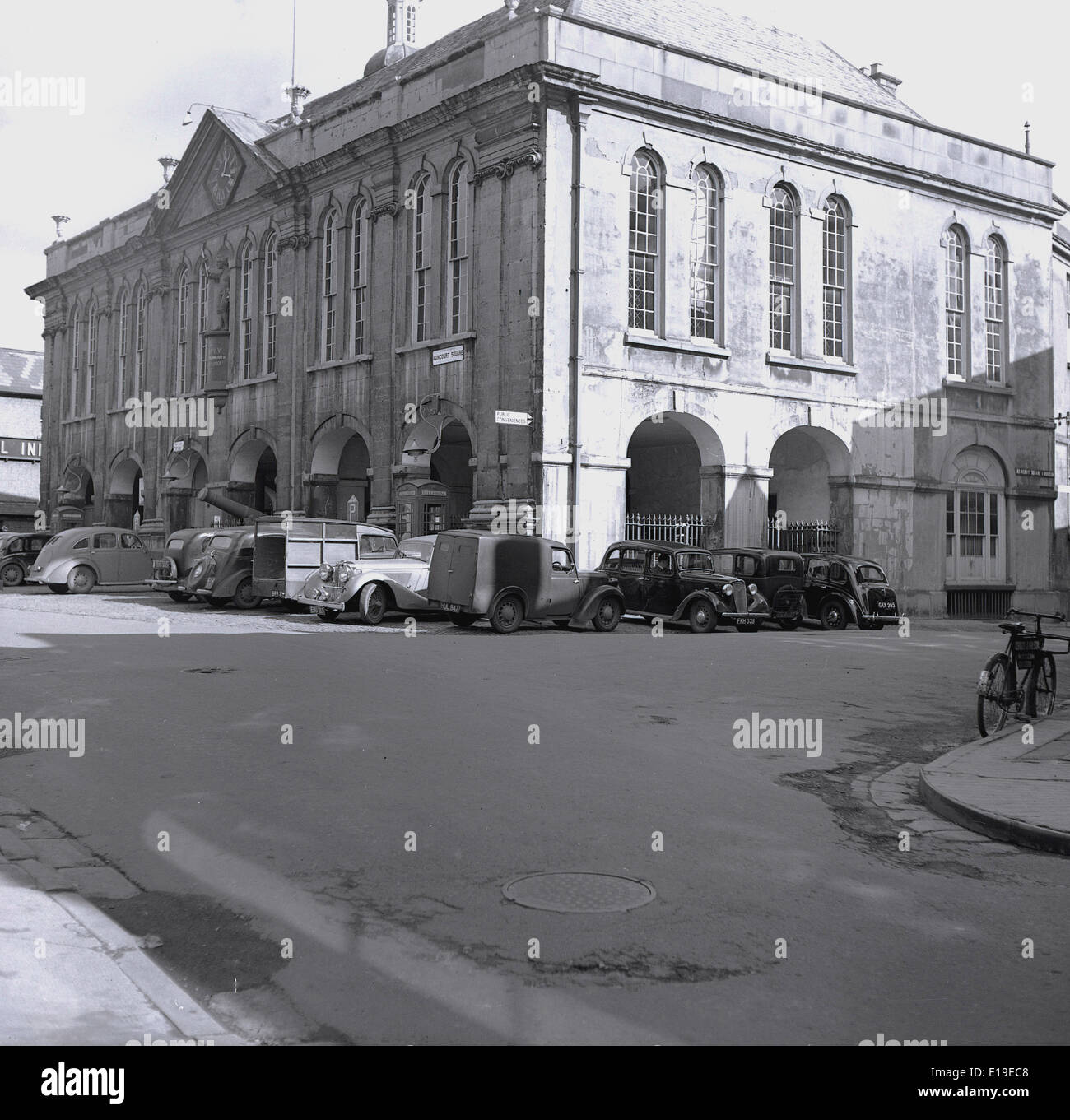 Historical picture from 1950s, the exterior of the Shire Hall, a ...