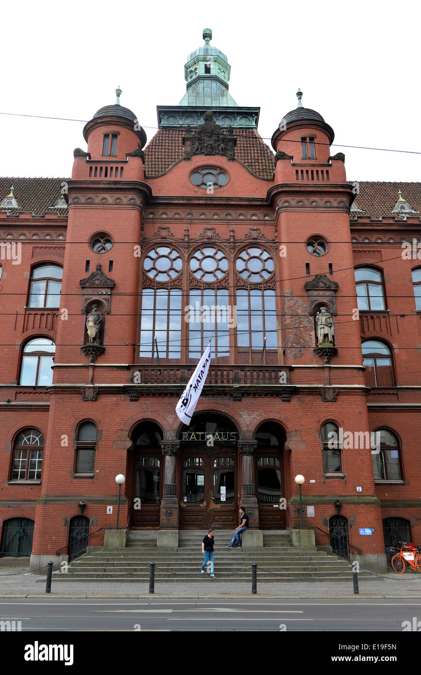 Rathaus Pankow, Breite Strasse, Pankow, Berlin, Deutschland Stock Photo ...
